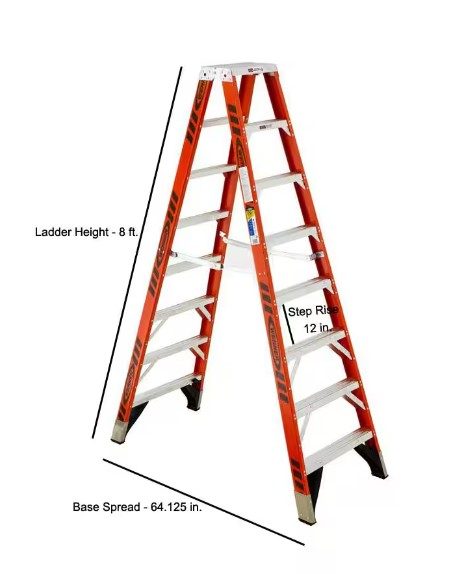 Step Ladder- 8′ - Pella Rental