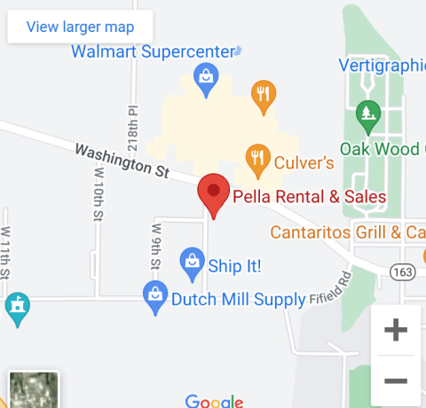 Equipment Rentals - Pella Rental